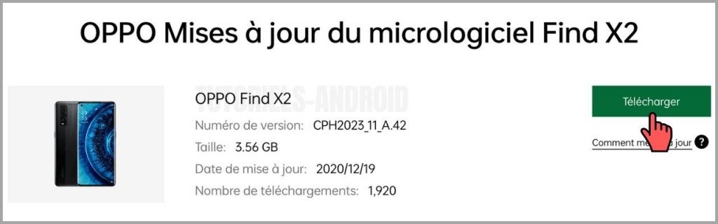 Comment mettre à jour manuellement l'OS de son Oppo ? - Tutoriels-Android
