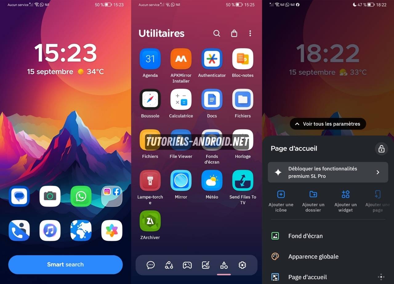 Mes 3 lanceurs préférés pour remplacer Nova Launcher